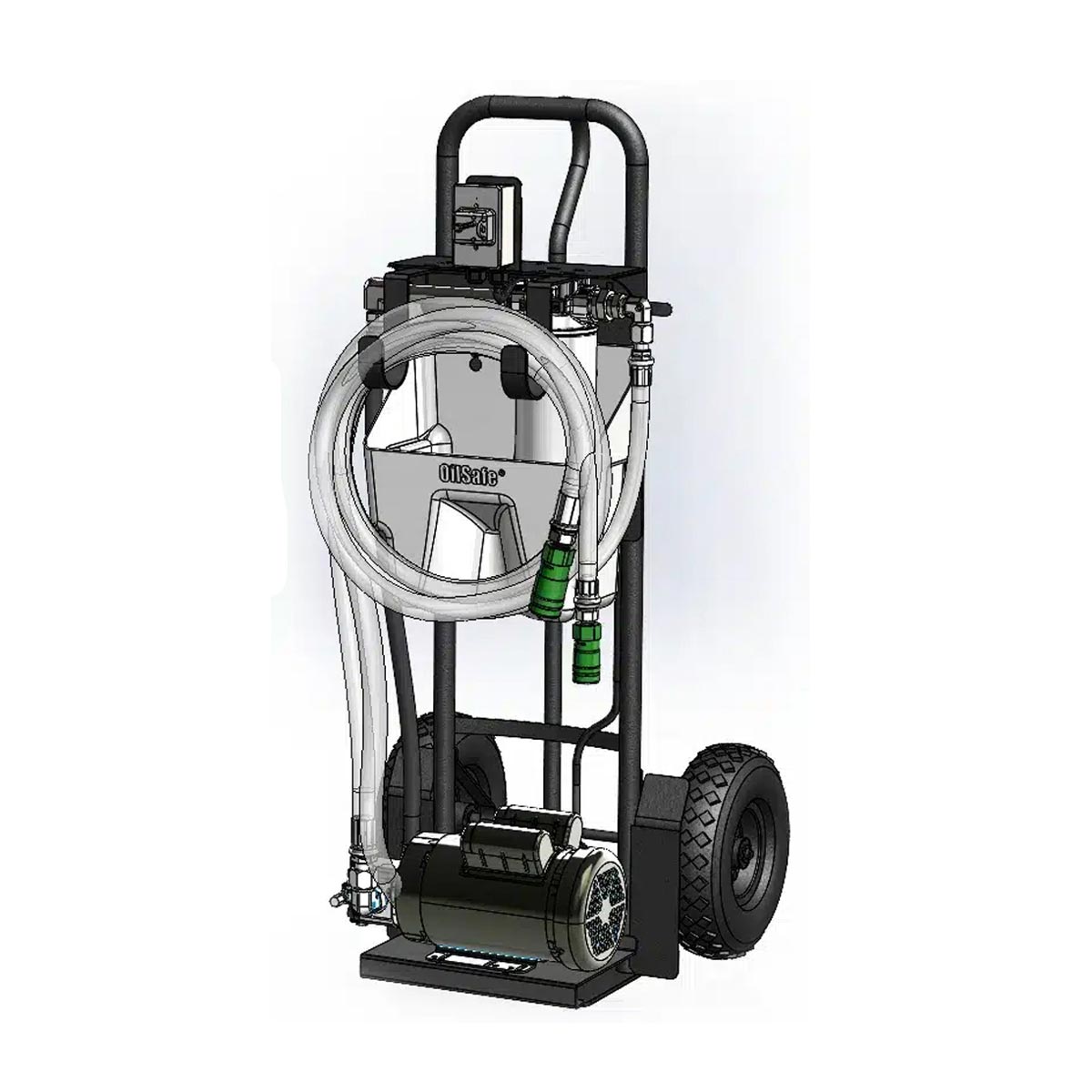 OilSafe Portable Filtration Cart - Basic - 1 Filter | OilSafeSystem